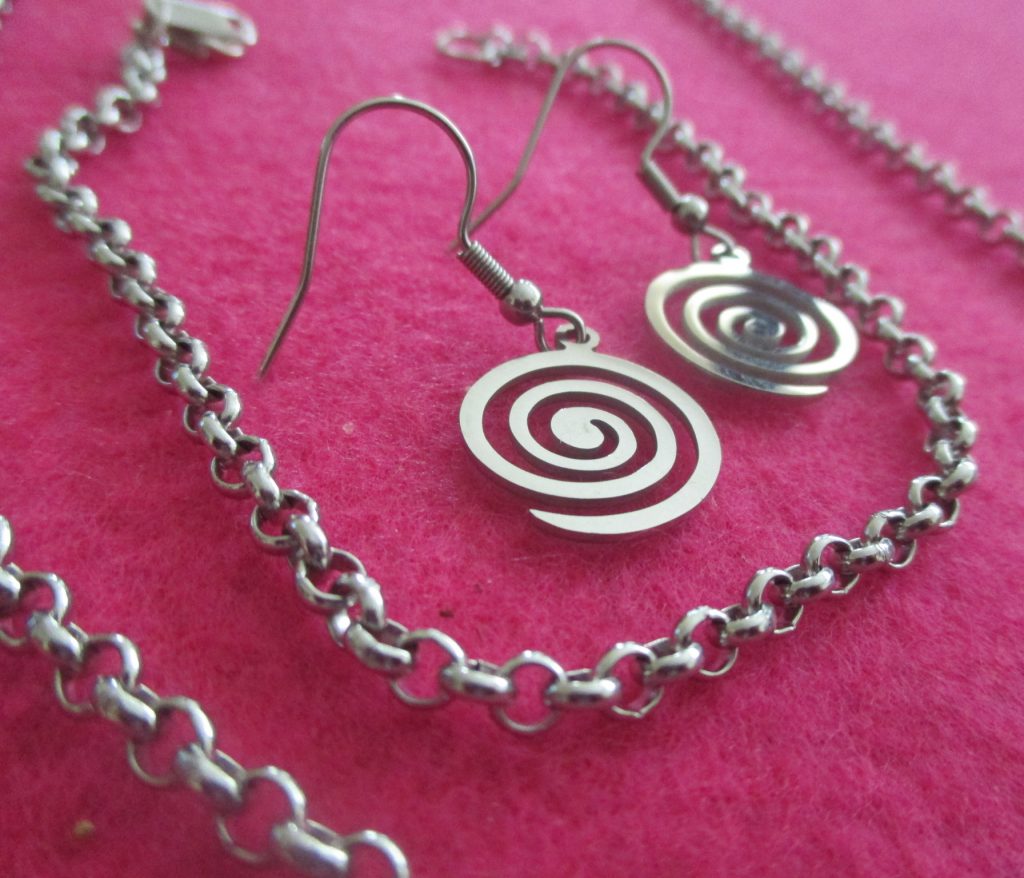 Spiral 3mm Roly Poly Set - Beautiful Steel Jewelry