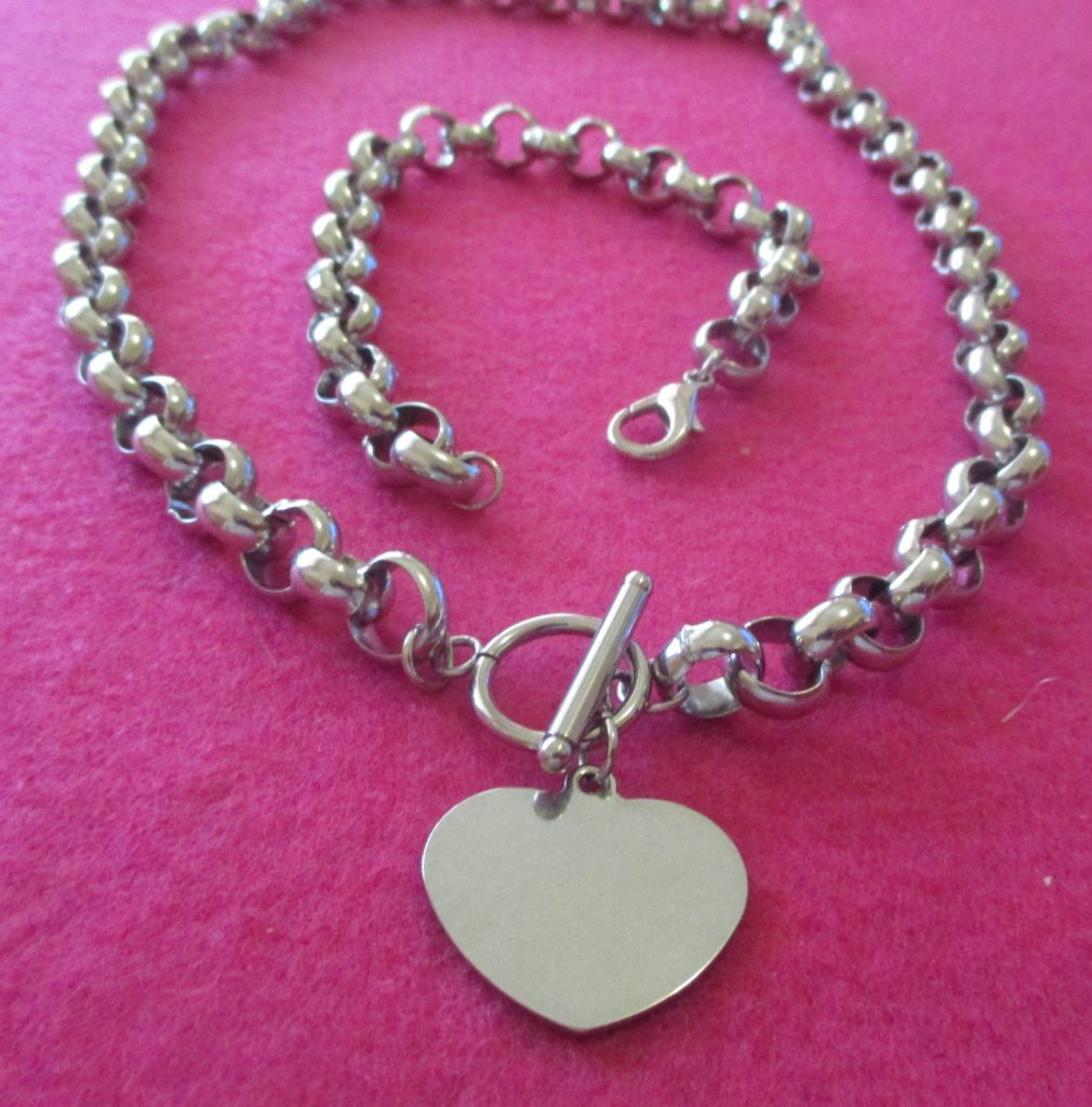 Heart 10mm Roly Poly Set - Beautiful Steel Jewelry